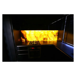 Back lit Onyx projects - Modern - London - by Openplan Design | Houzz