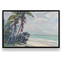 "Naples' Sandy Playground" - A Seaside Serenity Piece, 32" x 48 ...