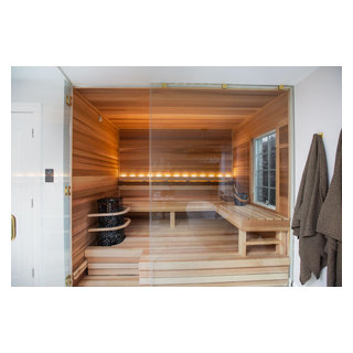 An Elegant Master Bathroom Sauna Retreat - Bathroom - Minneapolis - by Finnleo Sauna | Houzz