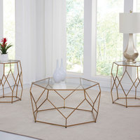 Roxy Hexagonal Cocktail Table - Contemporary - Coffee Tables - by Steve ...