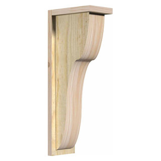 Carmel Corbel w/Backplate, 10"Dx26"H - Transitional - Corbels - by ...