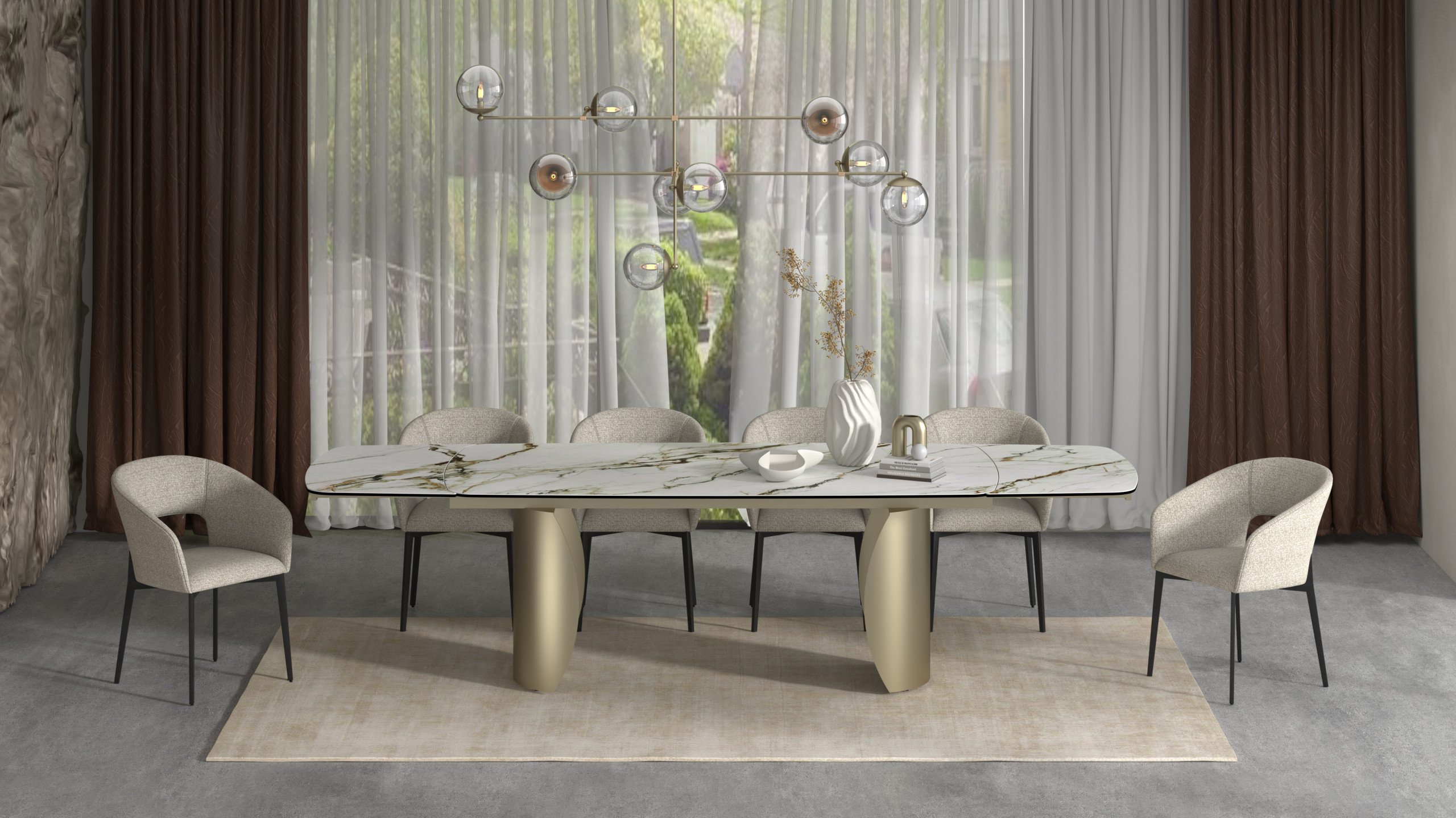 Swan Extension Dining Table - Contemporary - Dining Tables - by LIEVO ...
