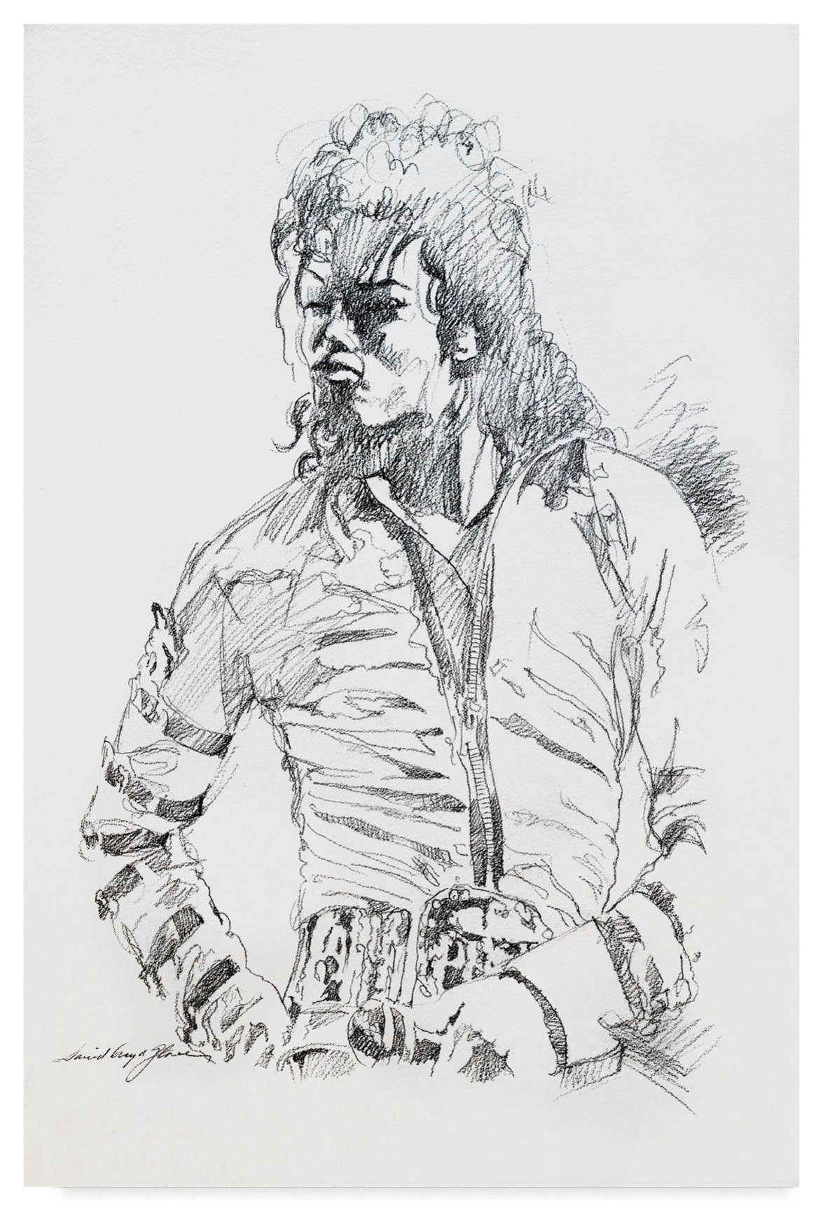 "Mr Jackson" by David Lloyd Glover, Canvas Art, 16"x24" - Contemporary ...