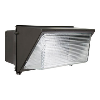 160W LED Wall Pack Security Flood Fixture - Transitional - Outdoor Wall ...
