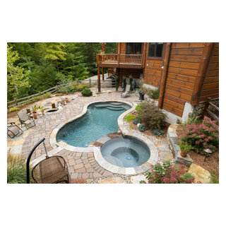 Freeform Pool in Coventry, CT - Traditional - Pool - Bridgeport - by ...