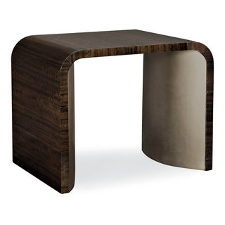 Modern Streamline Waterfall End Table - Transitional - Side Tables And ...