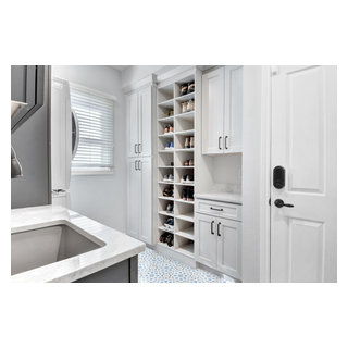 Built In Laundry Room Storage - Farmhouse - Laundry Room - Denver - by ...