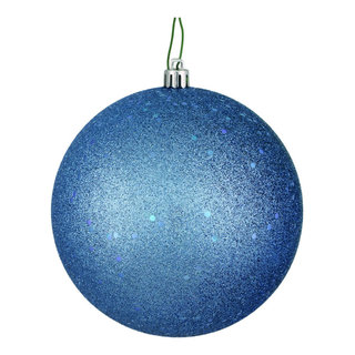 Vickerman N591229Dq 4.75" Periwinkle Sequin Ball Ornament, 4 Per Bag ...