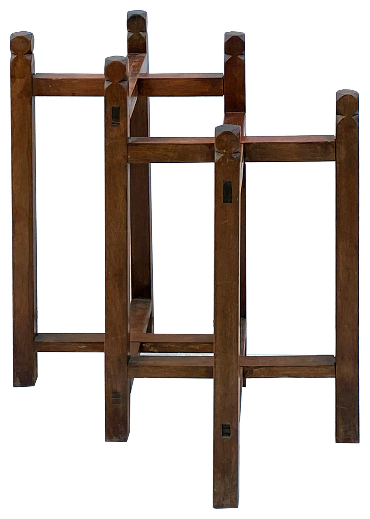 Chinese Double Square Rhombus Plant Vase Stand Pedestal Table Hcs6001 ...