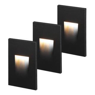 3Pack 3CCT 120V LED Step Lights, Dimmable Stair Lights Indoor Outdoor ...