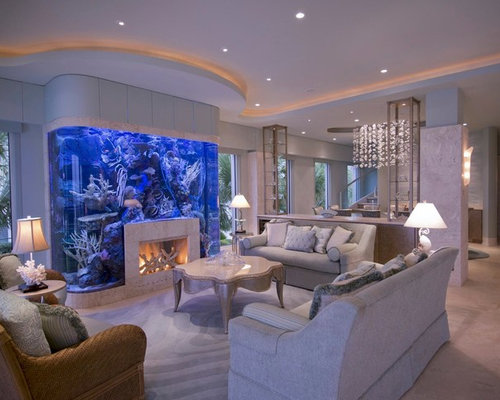 Built In Fish Tank | Houzz