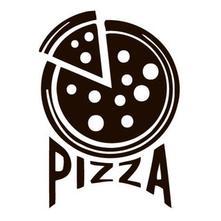 Wall Decal Vinyl Pizza Pizzeria Italy Kitchen Food Signboard, 46"x75 ...