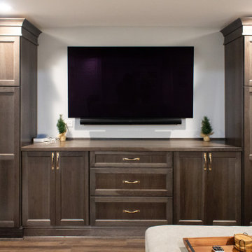 Basement Entertainment Center - Photos & Ideas | Houzz
