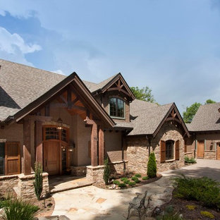 75 Beautiful Rustic Stucco Exterior Home Pictures & Ideas | Houzz