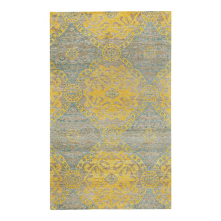Capel Round About-Ring Leader Honey 1689_100 Hand Knotted Rugs, 9' x12 ...