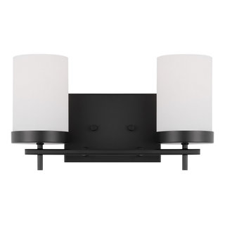 Zire Two Light Bath in Midnight Black - Transitional - Bathroom Vanity ...