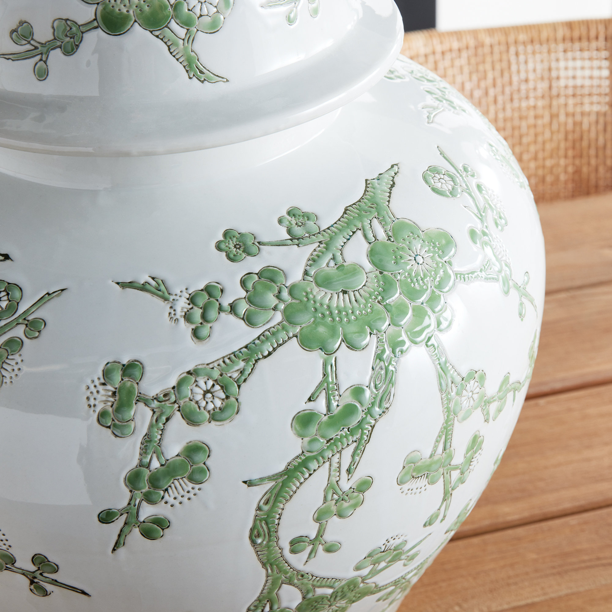 Imperial Empress Lidded Ginger Jar - Asian - Decorative Jars And Urns ...