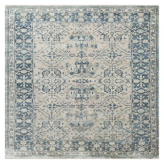 Ahgly Company Indoor Rectangle Mid-Century Modern Area Rugs, 5' x 7', 7 ...