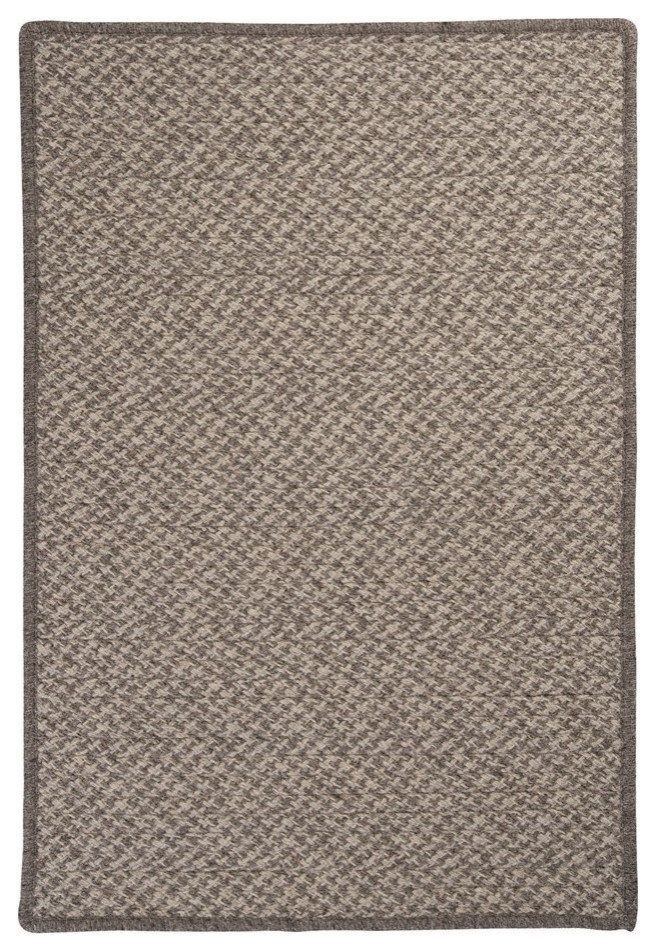 Colonial Mills Natural Wool Houndstooth HD32 Latte Modern Area Rug, 2 ...