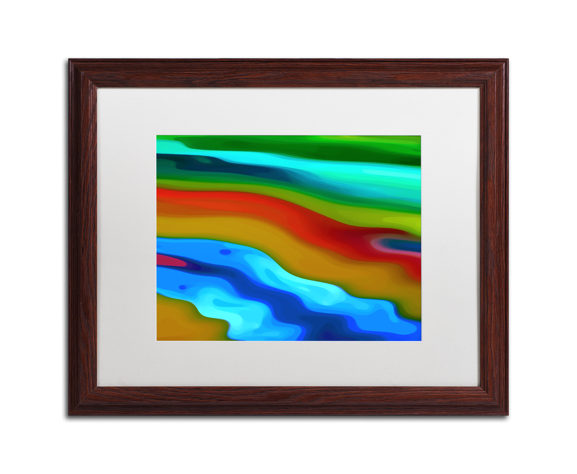 'River Runs Through 2' Art, , Black Frame, Black Mat, 16x20 ...