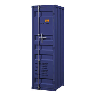 ACME Cargo Wardrobe With 1 Door, Blue - Industrial - Kids Dressers And ...