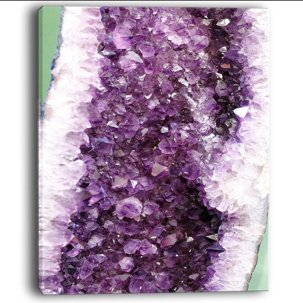 "Purple Precious Stones" Abstract Digital Art Canvas Print, 30"x40 ...