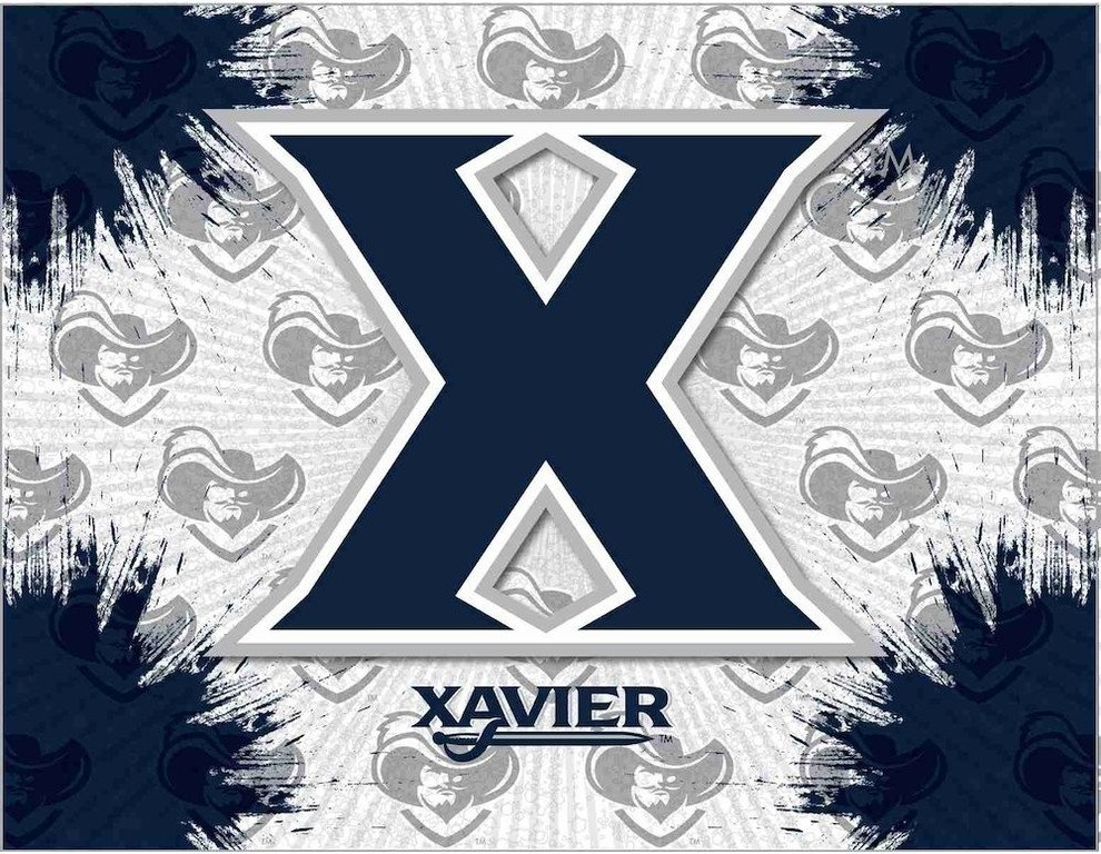 Xavier Logo Canvas, 32"x24" - Contemporary - Prints And Posters - by Team Sports | Houzz