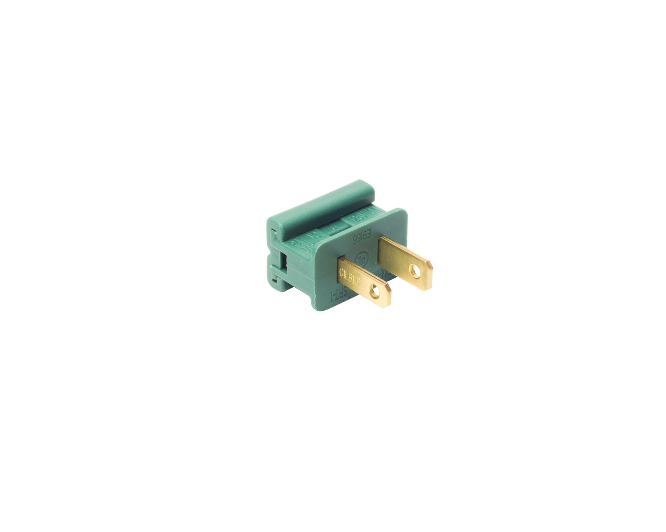 Green Male Electrical Receptacle Slide-On Spt-1 - Traditional ...