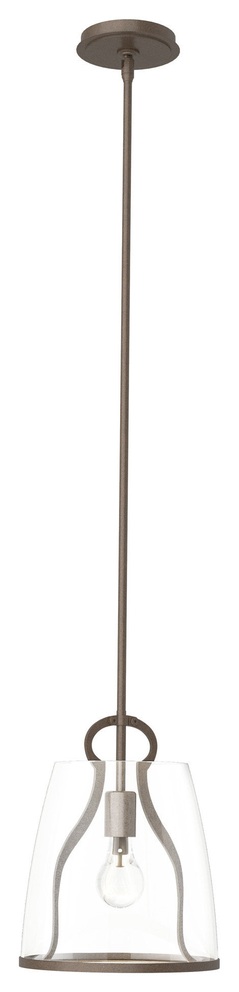 Caliper Pendant, Bronze, Clear Glass - Transitional - Pendant Lighting ...