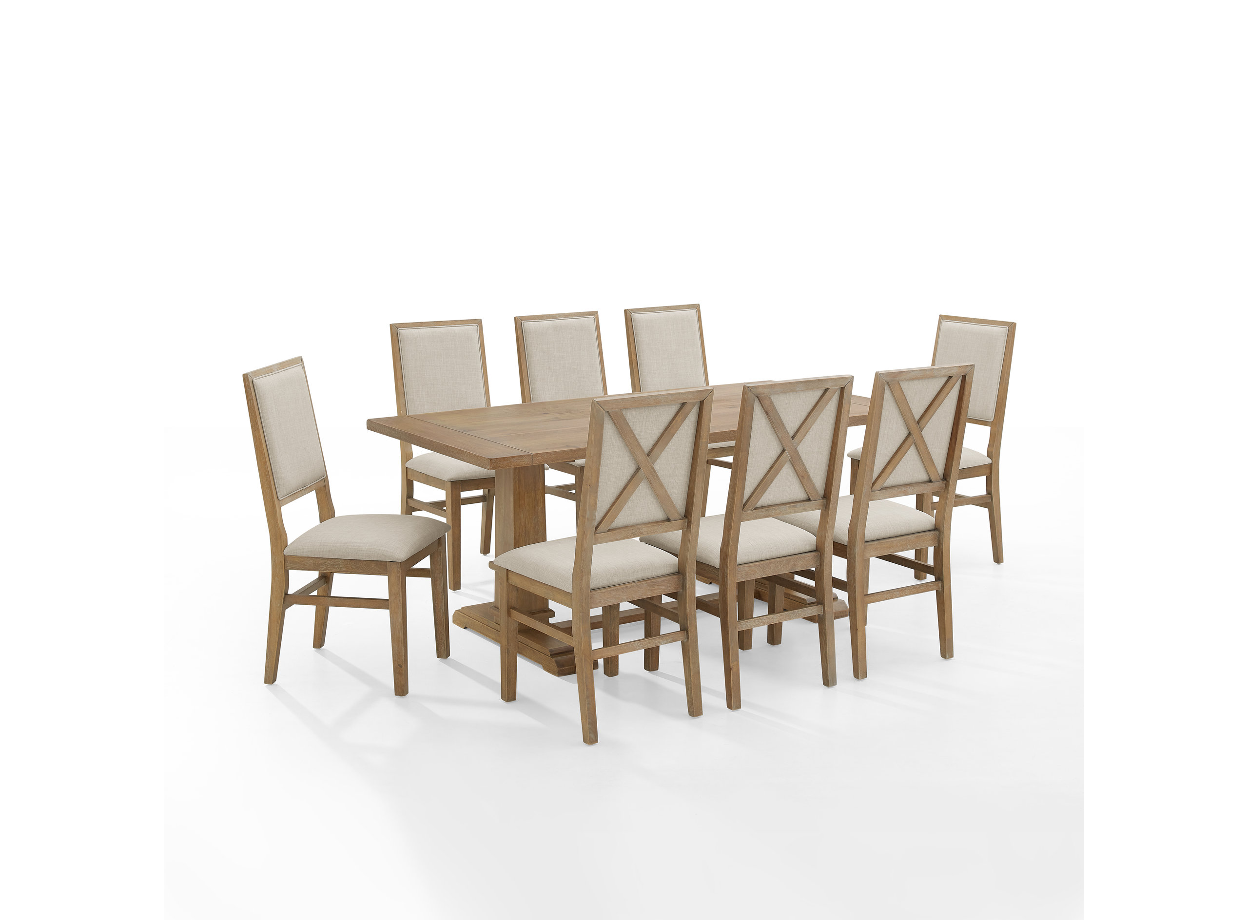 Joanna 9Pc Dining Set - Transitional - Dining Sets - by Homesquare | Houzz