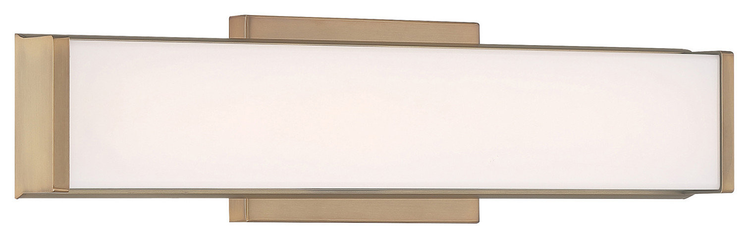 Citi LED Vanity, Antique Brushed Brass - Modern - Bathroom Vanity ...
