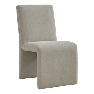 Emory Fabric Upholstered Dining Side Chair - Transitional - Dining ...