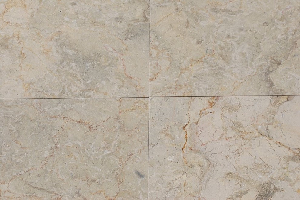 Sahara Gold Marble Tiles, Honed Finish, 18"x18", Set of 96 ...