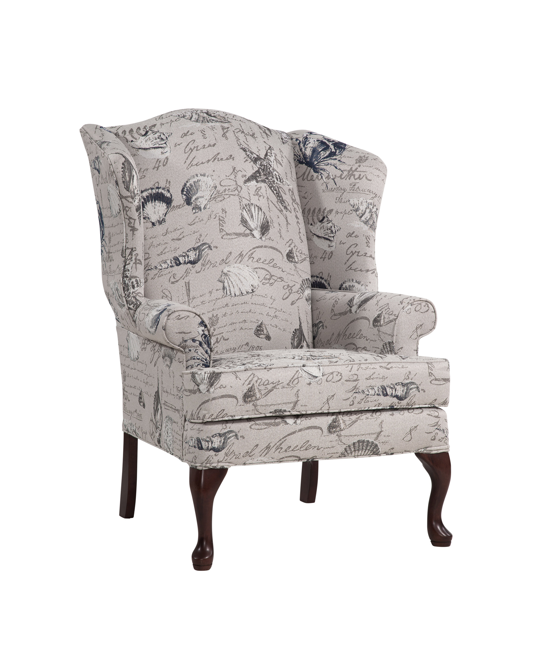 Oceanside Wing Back Chair - Traditional - Armchairs And Accent Chairs ...