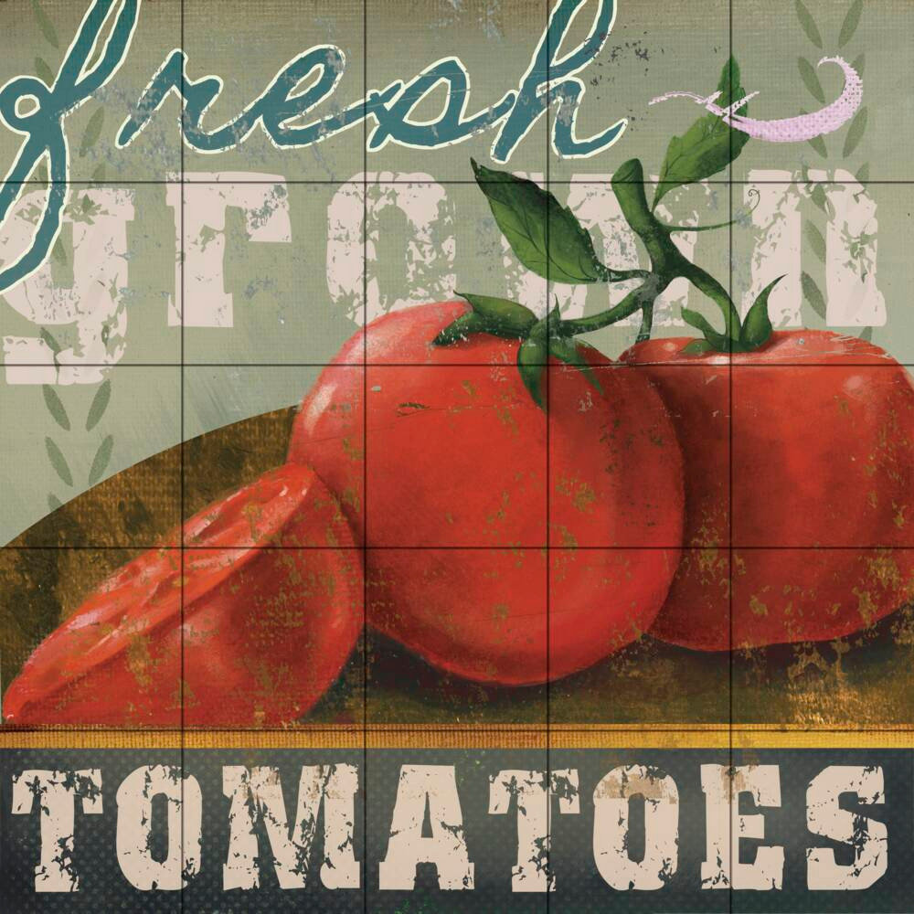 Tile Mural Kitchen Backsplash Farm Fresh II by Fiona Stokes-Gilbert, 21 ...