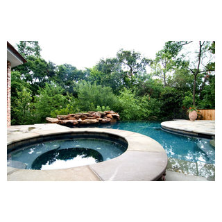 A. Hays Town Inspired Custom - Pool - Houston - by Allan Edwards ...