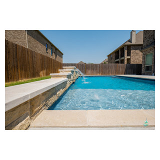 Curb Appeal - THN2101 - Craftsman - Pool - Dallas - by Selah Pools ...