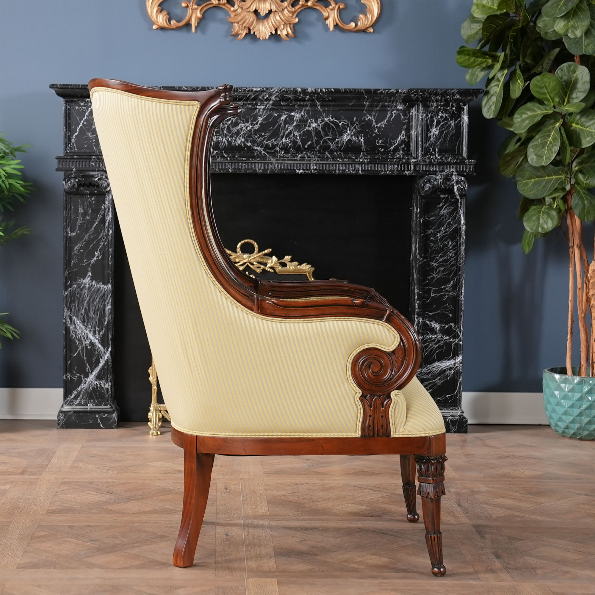 American Fireside Chair - Traditional - Armchairs And Accent Chairs ...
