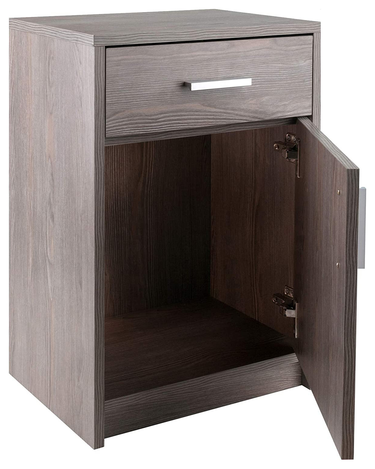 Ash Gray Nightstand or Accent Table - Contemporary - Nightstands And ...