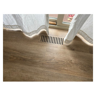 Seamless LVP Flooring with Custom Flush Vent - Country - Chicago - by ...