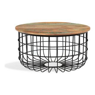 Finch Reclaimed Wood coffee Table - Industrial - Coffee Tables - by ...