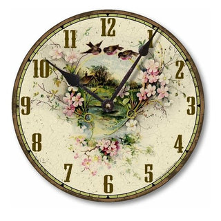 Vintage-Style Country Cottage Clock - Victorian - Wall Clocks - by ...