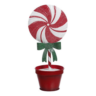 Mark Roberts 2021 Top Candy Cane Deco, Small - Contemporary - Holiday ...