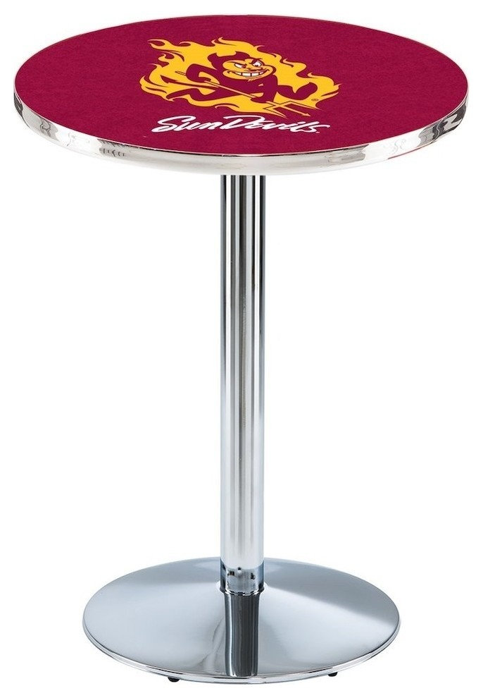 Arizona State Pub Table with Sparky Logo, 36"x36", 36"x36 ...