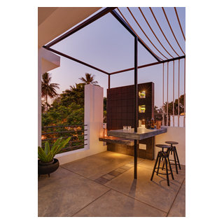the elemental - Contemporary - Patio - Bengaluru - by Ashwin Architects ...