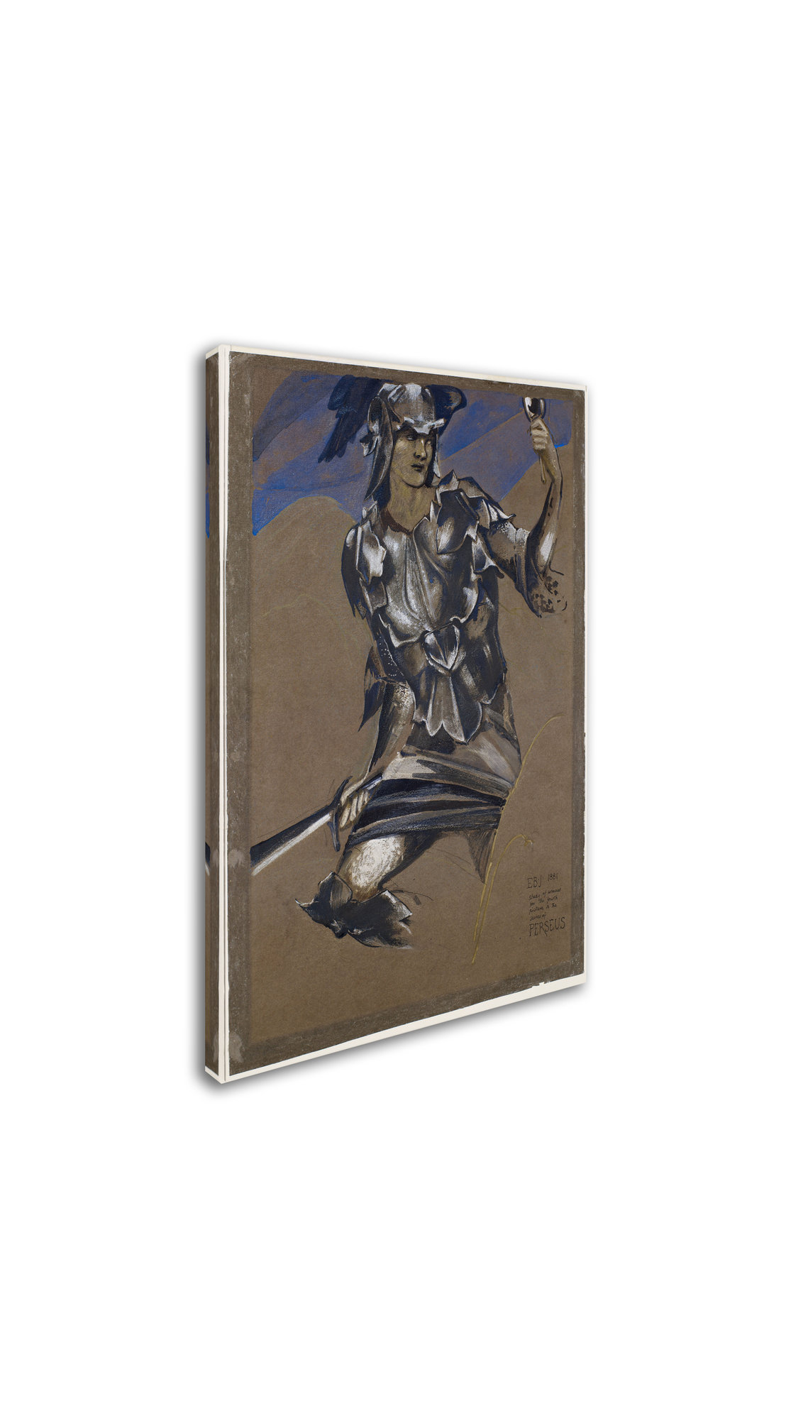 Edward Burne-Jones 'Study Of Perseus In Armour' Canvas Art, 47"x30 ...