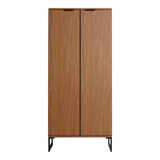 Lexington Contemporary Modern Bookcase with 4 Shelves in Maple ...