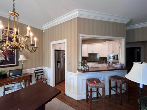Kitchen Remodel with Diagonal Island