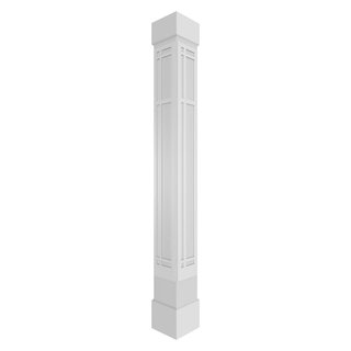 Craftsman Classic Square Non-Tapered Calico Fretwork Column, 8"Wx8'H ...