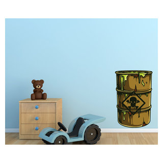 Nuclear Radiation Vinyl Wall Decal NuclearRadiationUScolor003, 10 in ...